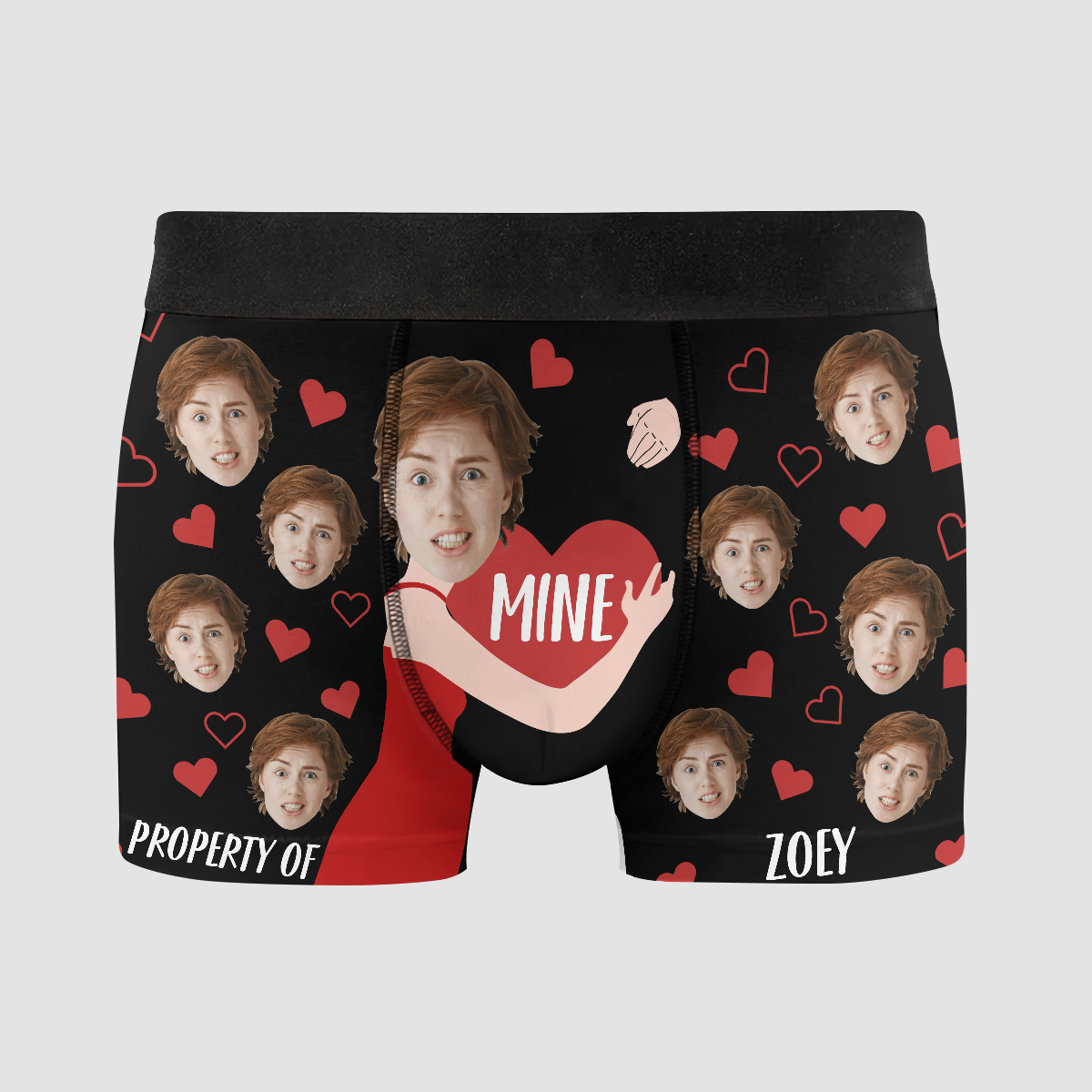 You Are Mine Custom Photo - Personalized Custom Men's Boxer Briefs - G ...