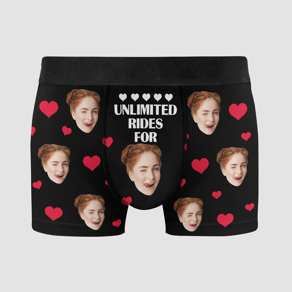 Unlimited Rides - Personalized Custom Men's Boxer Briefs - Gift For Co ...