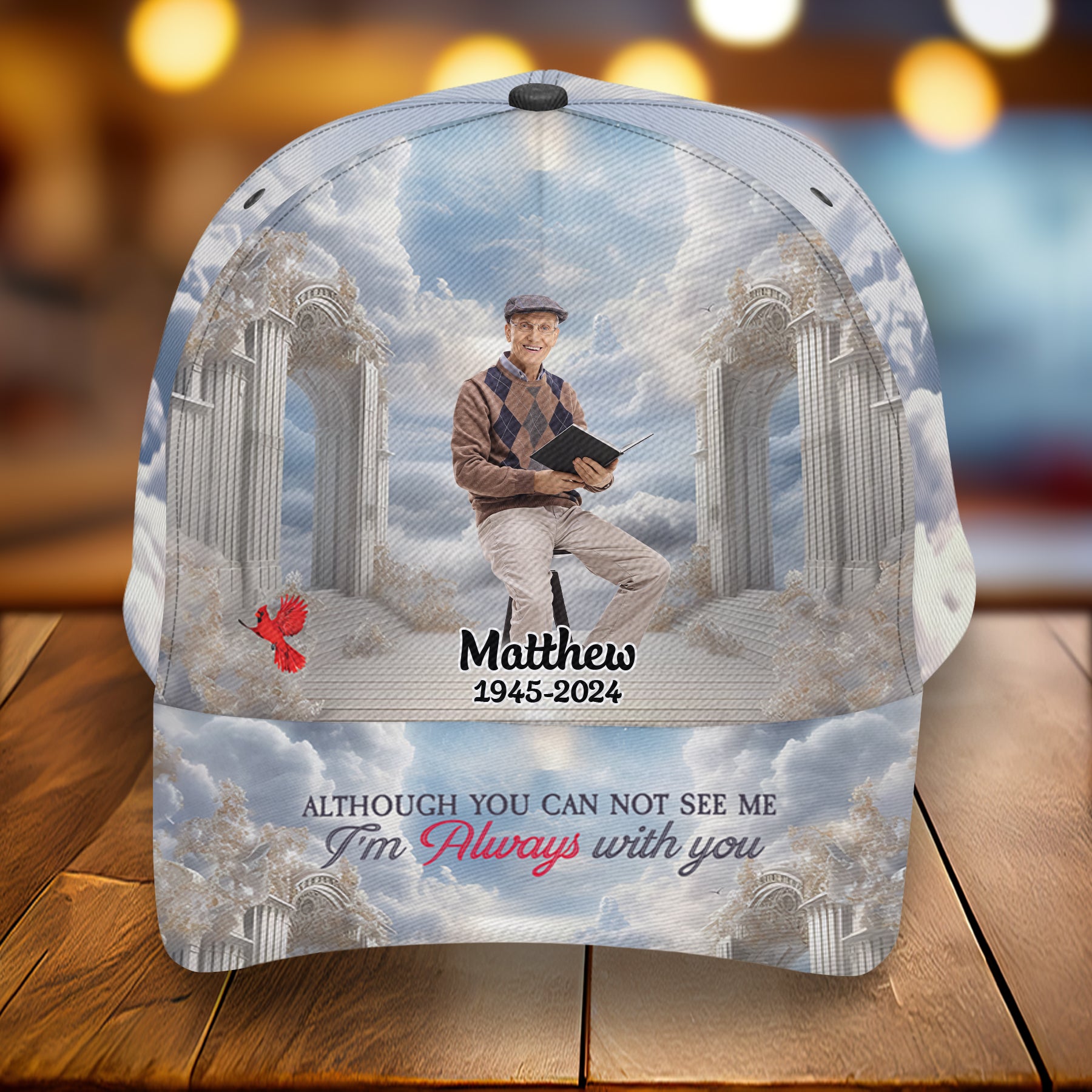 In Loving Memory - Personalized Custom Baseball Cap - Father's Day Gif ...