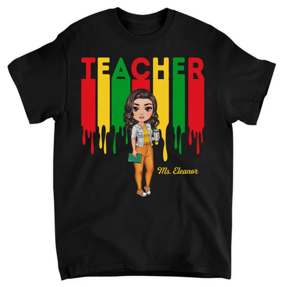 Best Teacher Ever - Personalized Custom T-shirt - Teacher's Day, Appre ...
