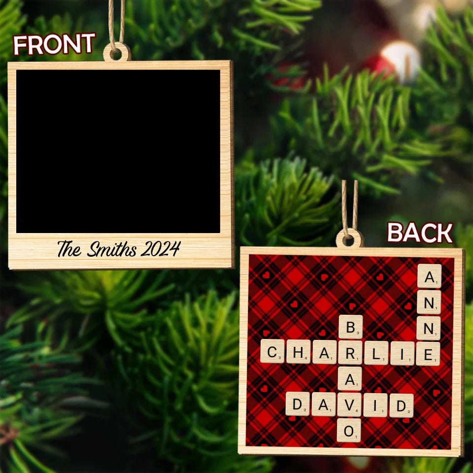 Family Love Knows No Distance Ornament Animated Family Crossword Puzzle ...