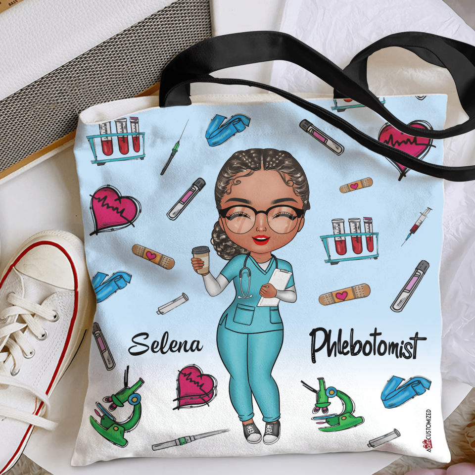 Personalized Tote Bag - Gift For Phlebotomist - Being A Phlebotomist ...